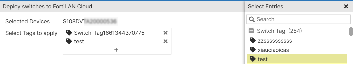 Switch Inventory | FortiEdge Cloud 24.3.0 | Fortinet Document Library