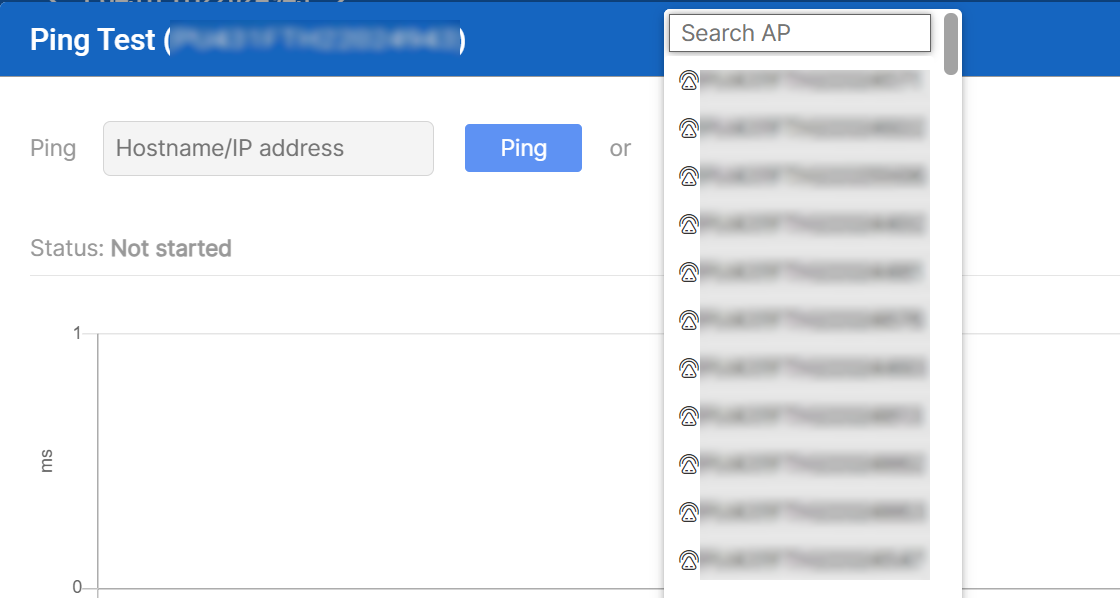 Ping Test | FortiEdge Cloud 24.3.0 | Fortinet Document Library