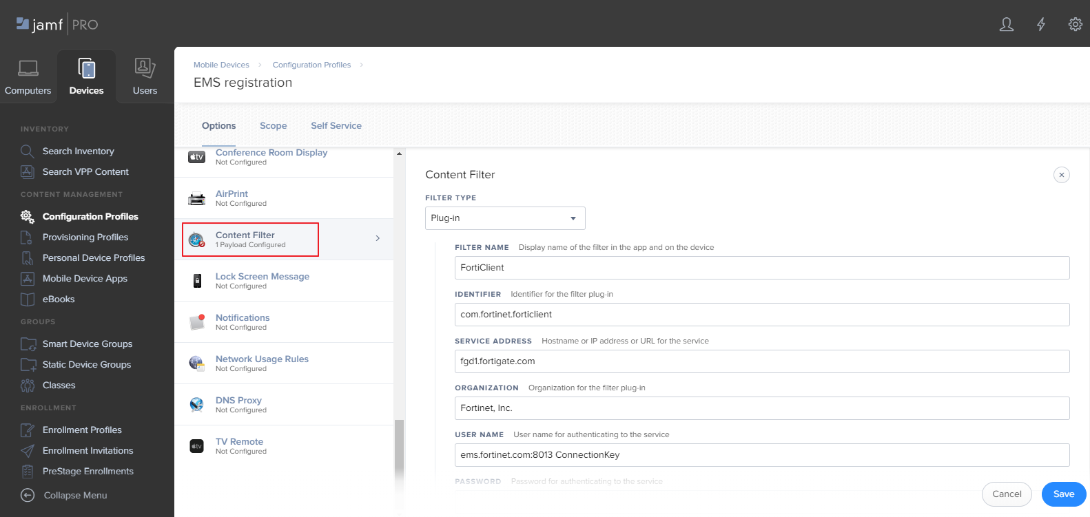 Configuring Jamf integration | FortiClient 6.0.1 | Fortinet Document ...