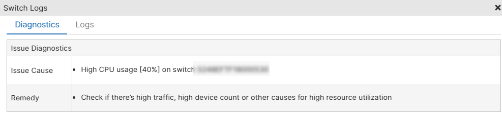 Switching | FortiAIOps 2.0.1 | Fortinet Document Library
