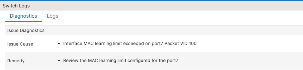 Switching | FortiAIOps 2.0.1 | Fortinet Document Library