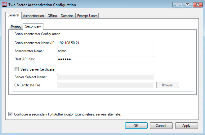 FortiAuthenticator Agent for Microsoft Windows | FortiAuthenticator 6.6 ...