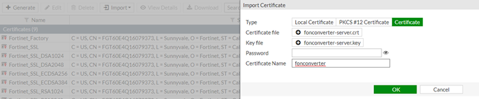 Manual Configuration Migration Prerequisite | FortiConverter Tool 7.0.4 ...