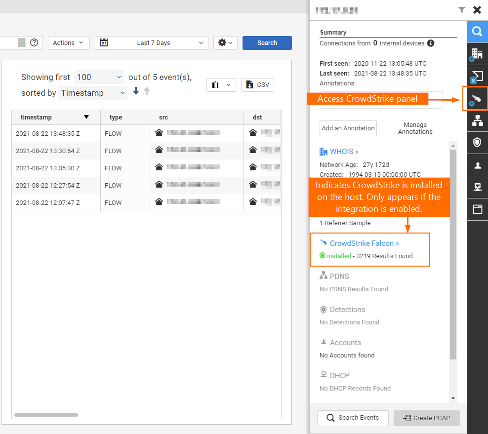 CrowdStrike Falcon | FortiNDR Cloud 2024.5.0 | Fortinet Document Library