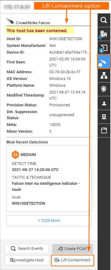 CrowdStrike Falcon | FortiNDR Cloud 25.2.0 | Fortinet Document Library