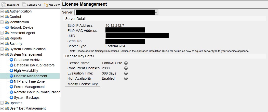 Download & Install New License Key | FortiNAC-F 7.4.0 | Fortinet ...