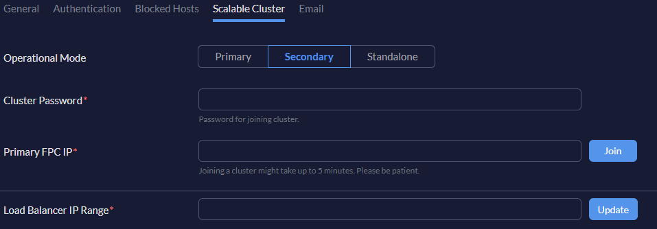 Configuring a scalable cluster | FortiPortal 7.0.1