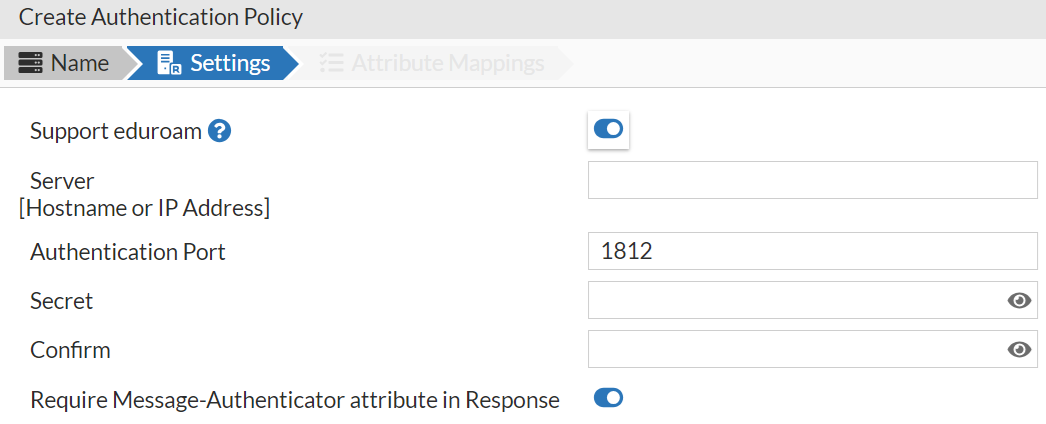 RADIUS | FortiGuest 2.0.0 | Fortinet Document Library