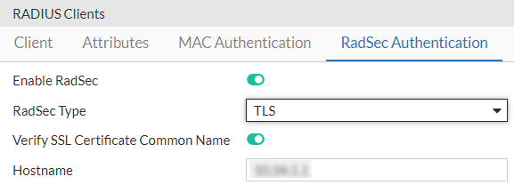 RADIUS Clients | FortiGuest 2.0.0 | Fortinet Document Library