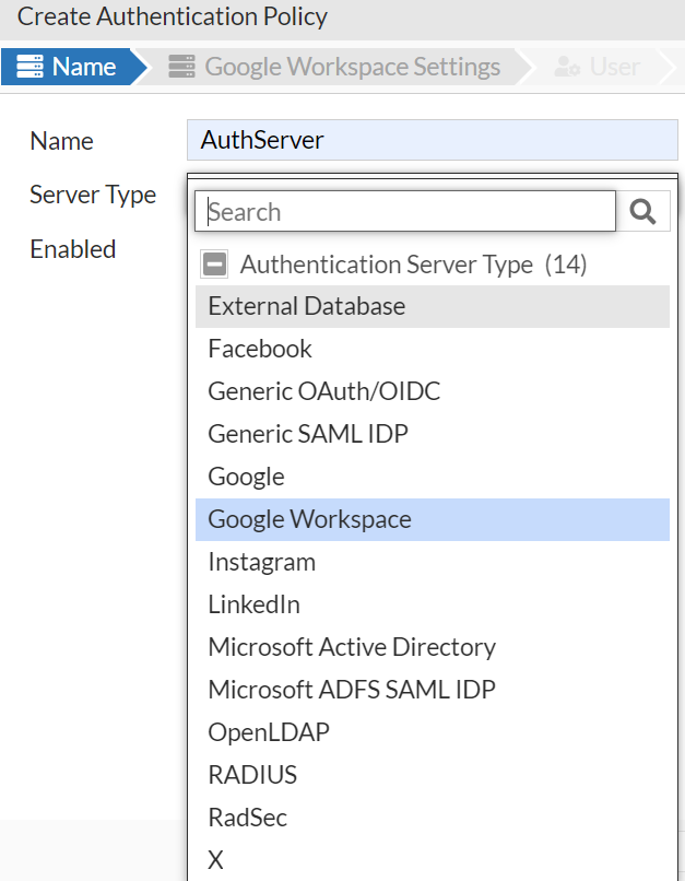 Authentication Policies | FortiGuest 2.0.0 | Fortinet Document Library