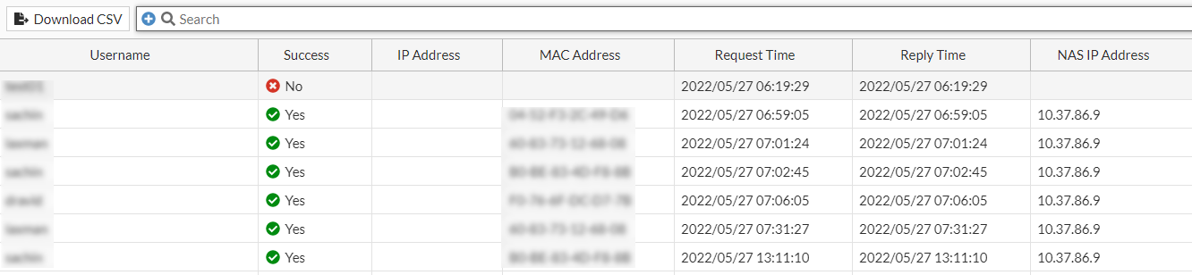 RADIUS Authentication | FortiGuest 2.0.0 | Fortinet Document Library