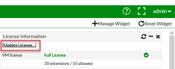 Uploading the license file to FortiVoice | FortiVoice 7.2.0 | Fortinet Document Library