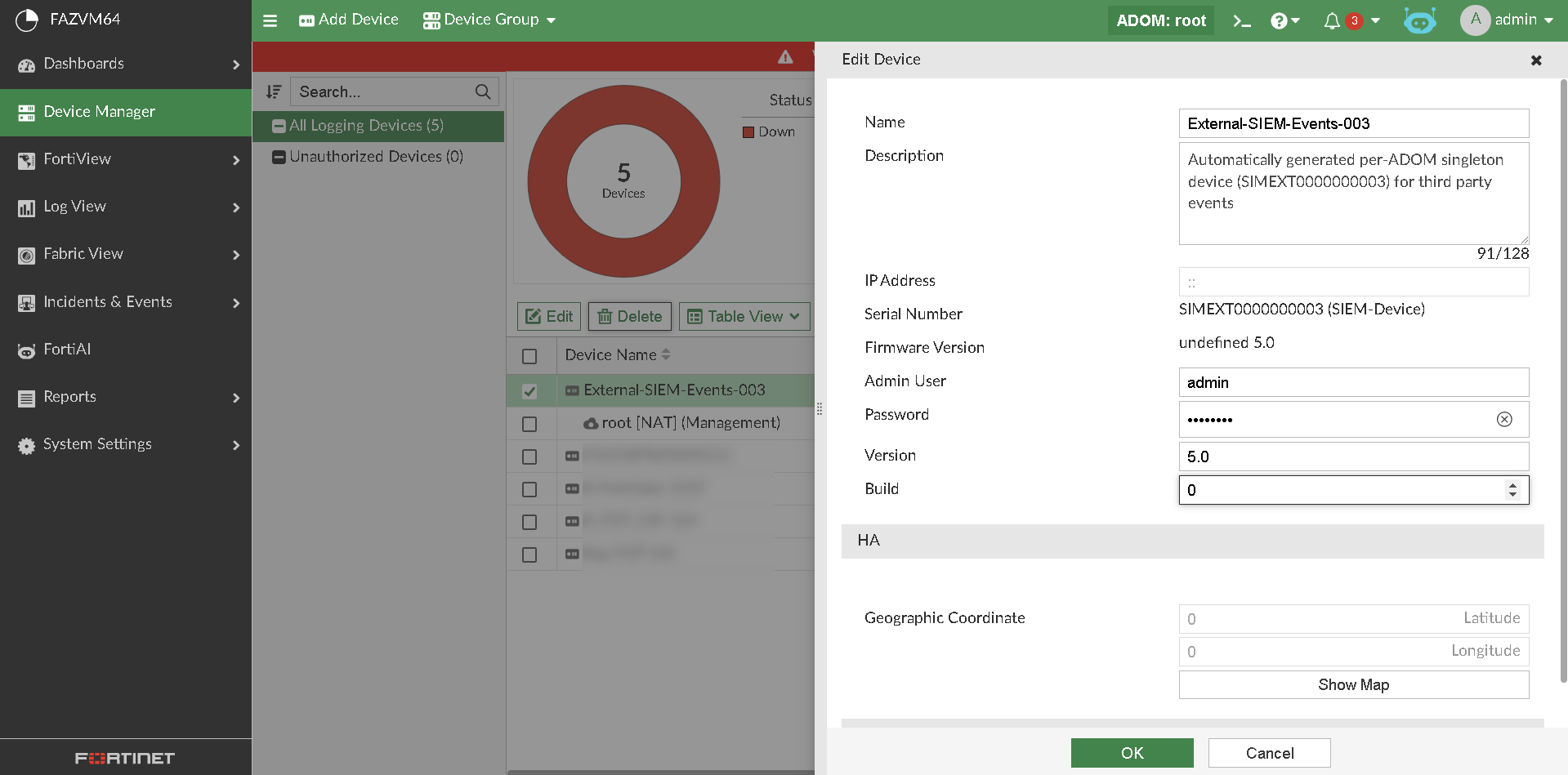 Ingest logs or event data through API polling 7.6.2 | FortiAnalyzer 7.6 ...