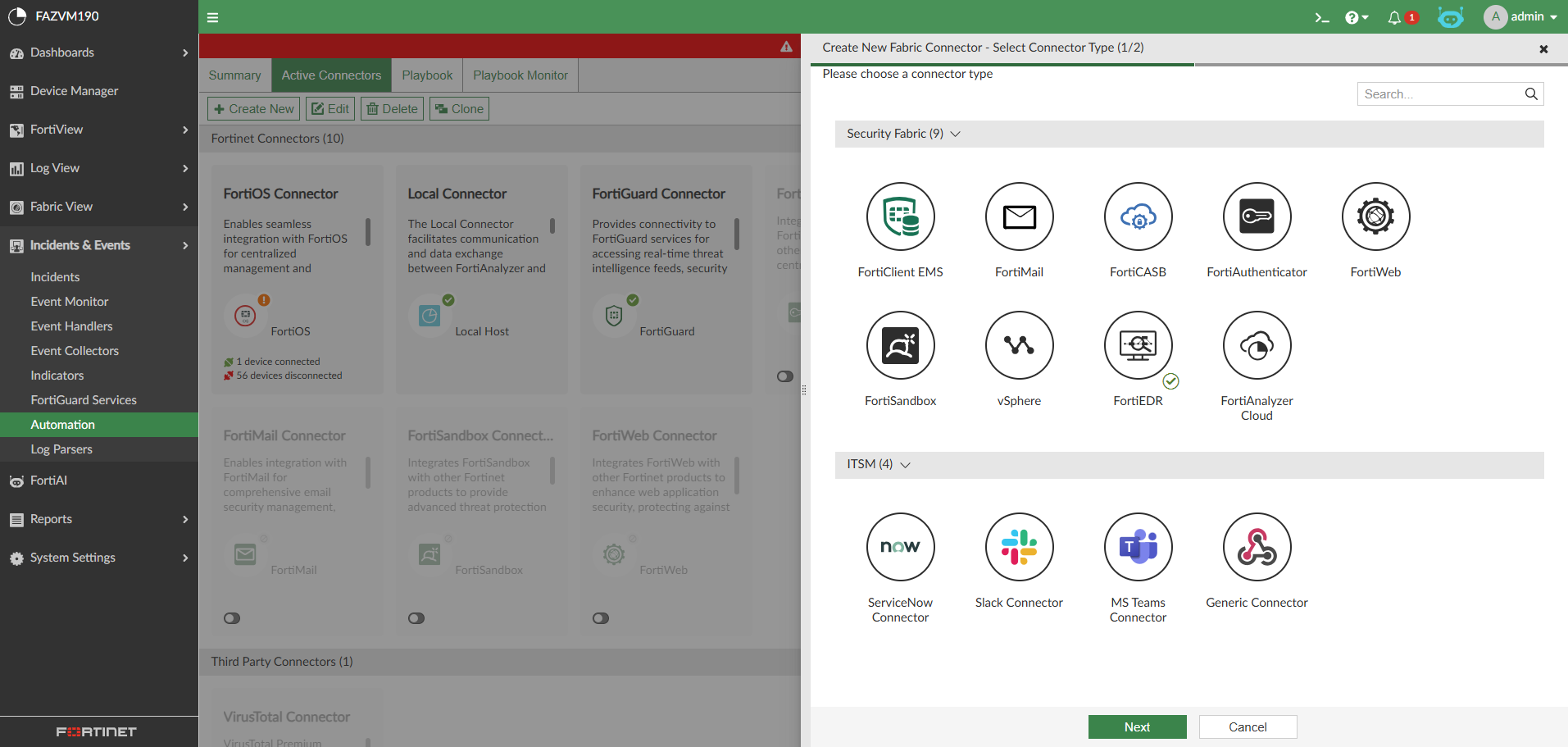 Support FortiEDR connectors 7.6.3 | FortiAnalyzer 7.6.0 | Fortinet ...