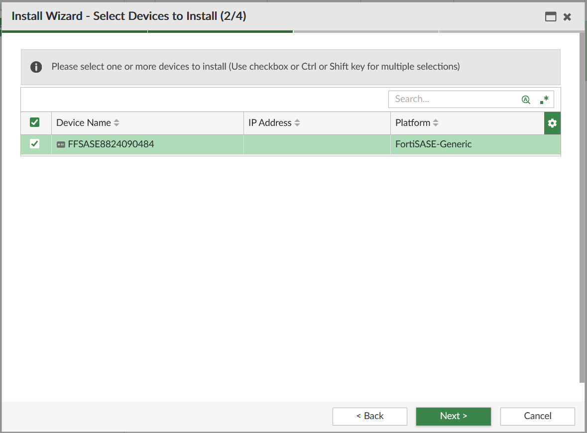 Configuring FortiManager for central management | FortiSASE | Fortinet ...
