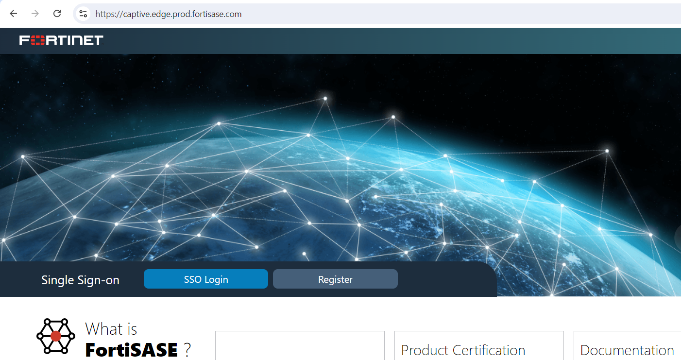 Example: Configuring a captive portal only SSID for FortiAP | FortiSASE | Fortinet Document Library