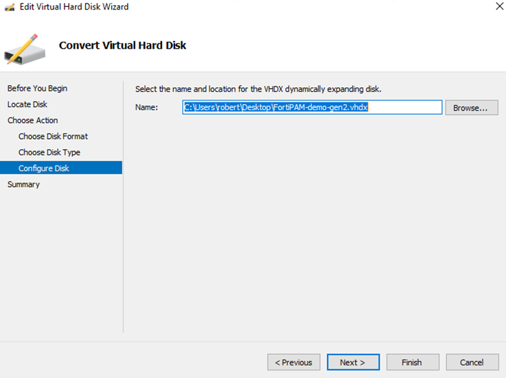 Appendix F: Installation on Hyper-V | FortiPAM 1.1.1