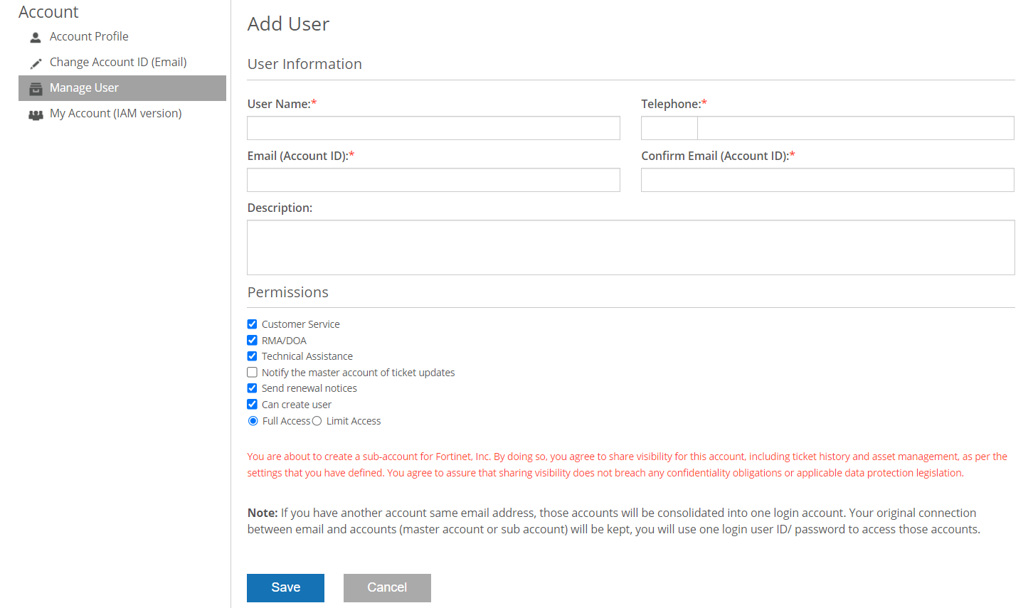 Split user quota to different realms | FortiToken Cloud 23.1.a