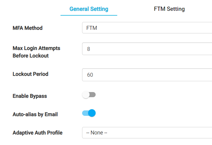 Auto-Alias features—Use the same email address | FortiToken Cloud 23.1.a