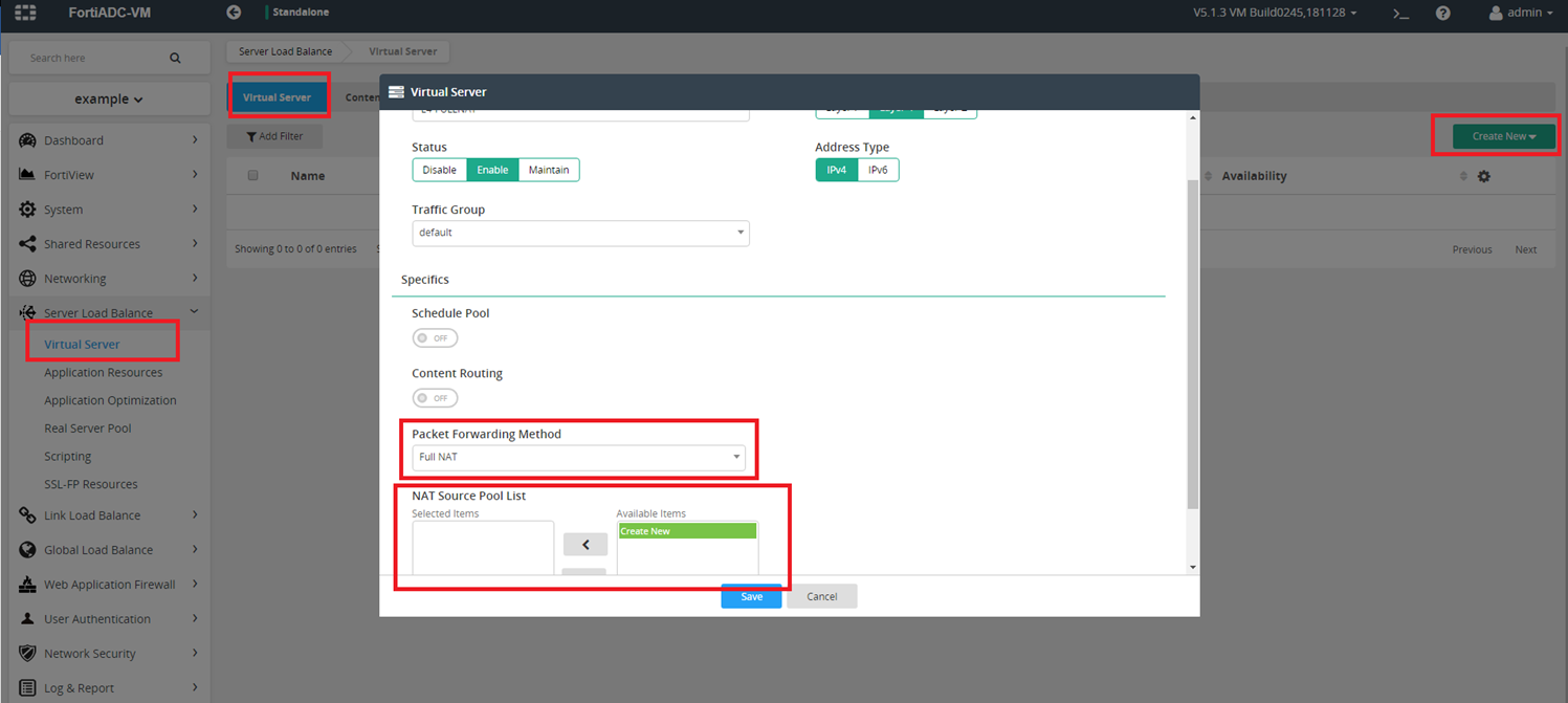 Server Load Balance Layer 4 Deployment Guide | FortiADC 5.4.0 ...