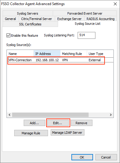 FSSO using Syslog as source | FortiGate / FortiOS 7.6.4 | Fortinet ...