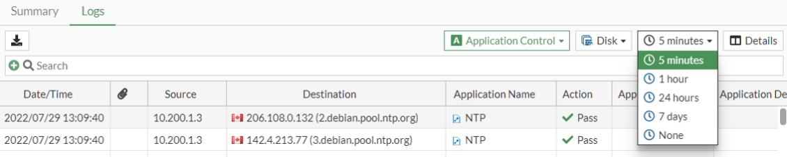 Viewing event logs | FortiGate / FortiOS 7.6.4 | Fortinet Document Library