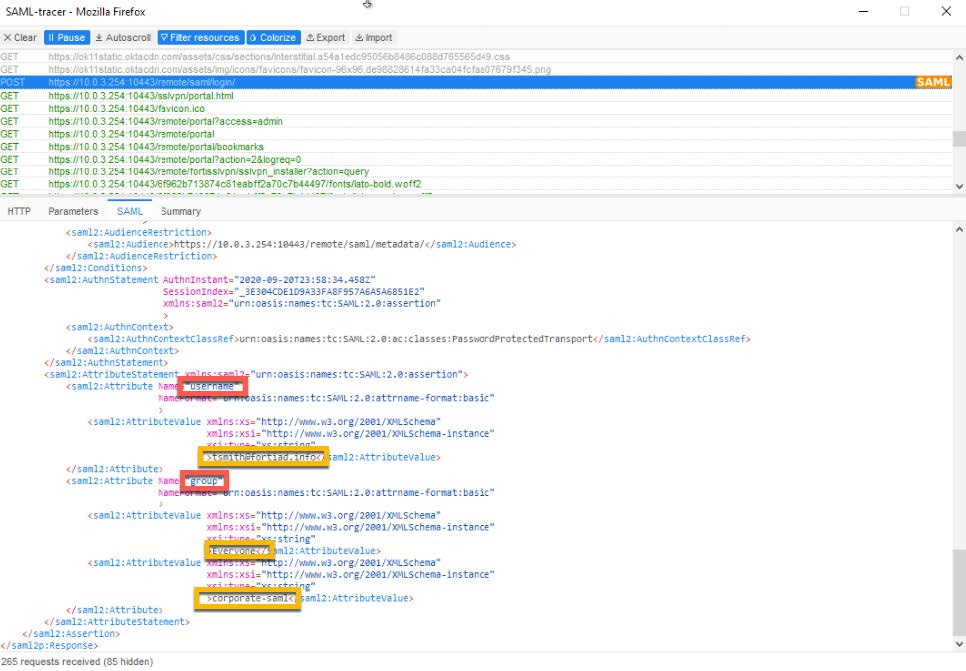 Agentless VPN with Okta as SAML IdP | FortiGate / FortiOS 7.6.4 ...