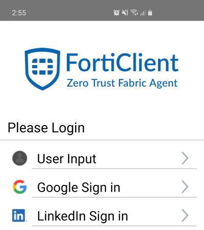 Launching FortiClient (Android) for the first time | FortiClient 7.4.0 ...