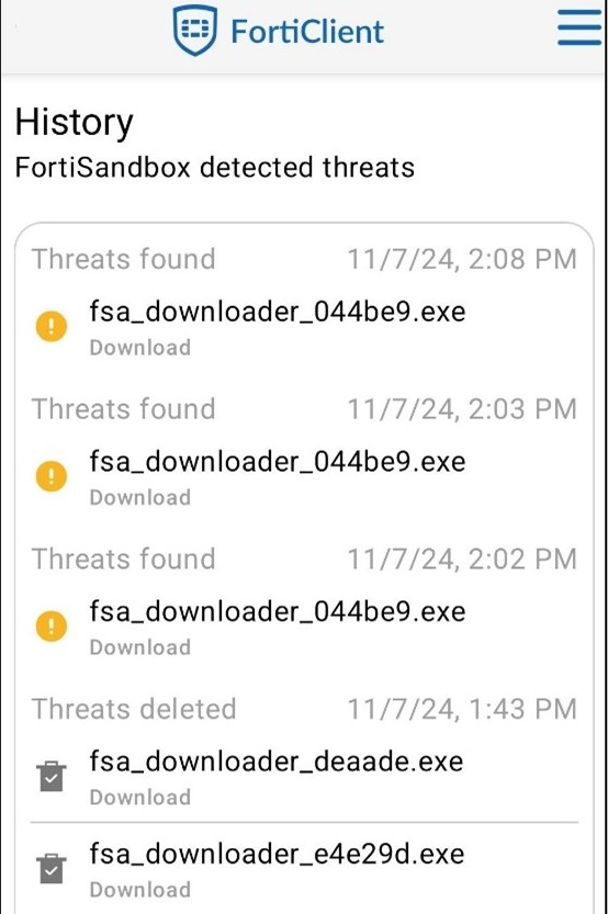 Sandbox Detection | FortiClient 7.4.0 | Fortinet Document Library