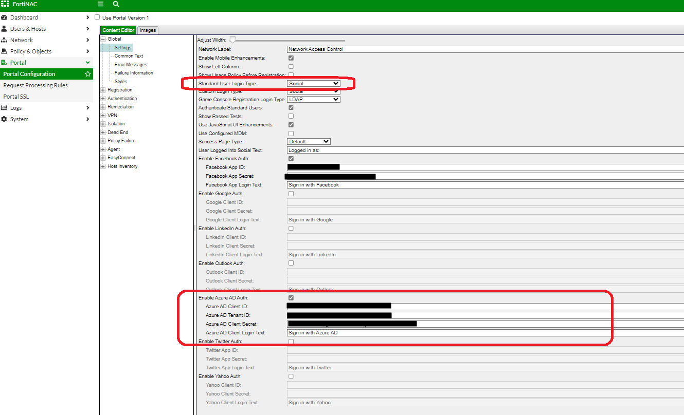 Step 2: FortiNAC Configuration | FortiNAC-F 7.2.0 | Fortinet Document ...