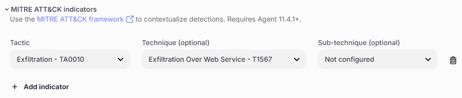 MITRE ATT&CK indicators | FortiDLP Policies 8.3.2 | Fortinet Document Library