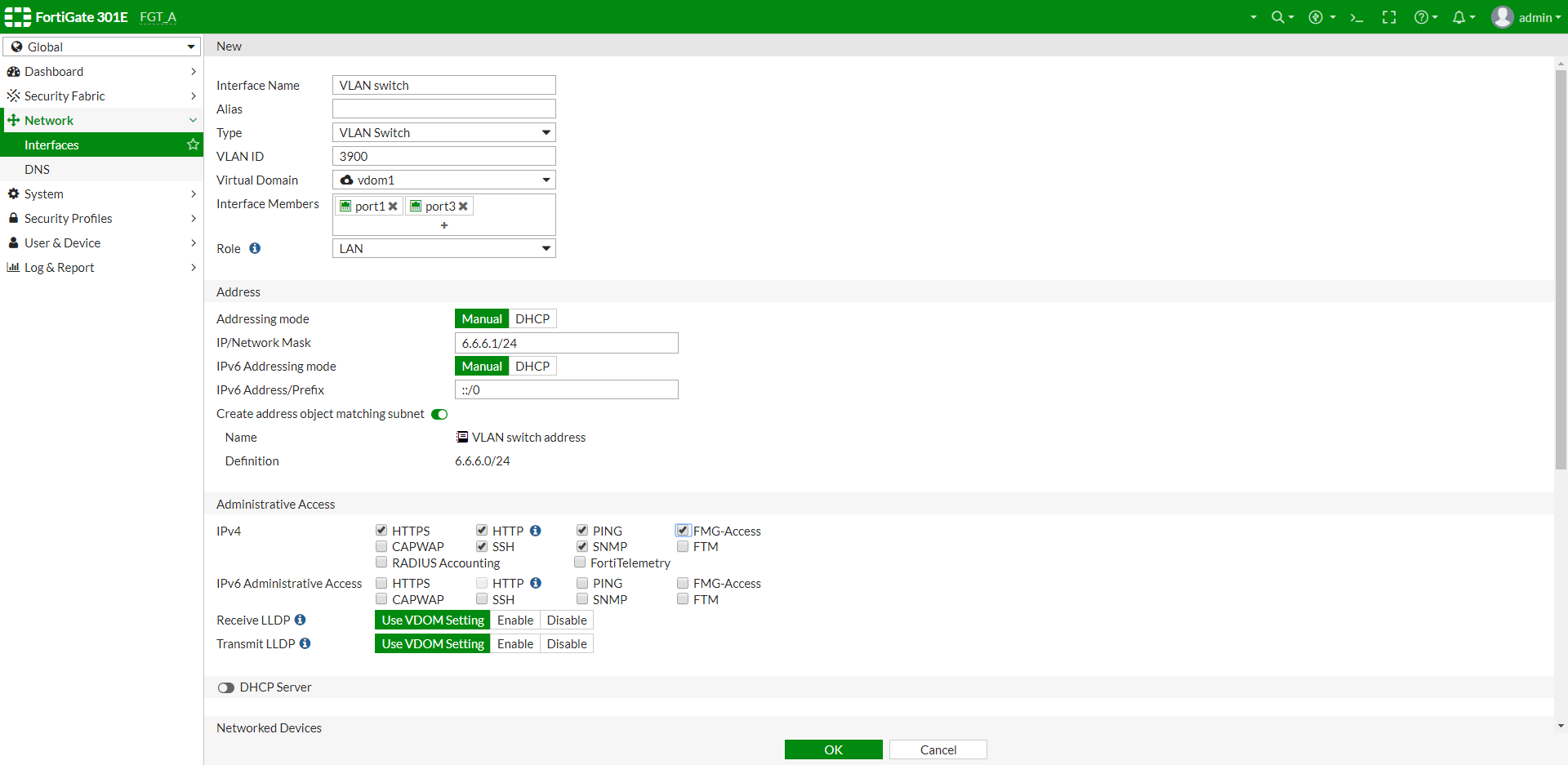 Virtual switch support for FortiGate 300E series | FortiGate / FortiOS ...