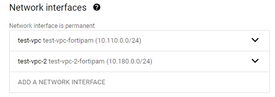 Creating VM instance from the image | FortiPAM Public Cloud 1.6.0 | Fortinet Document Library
