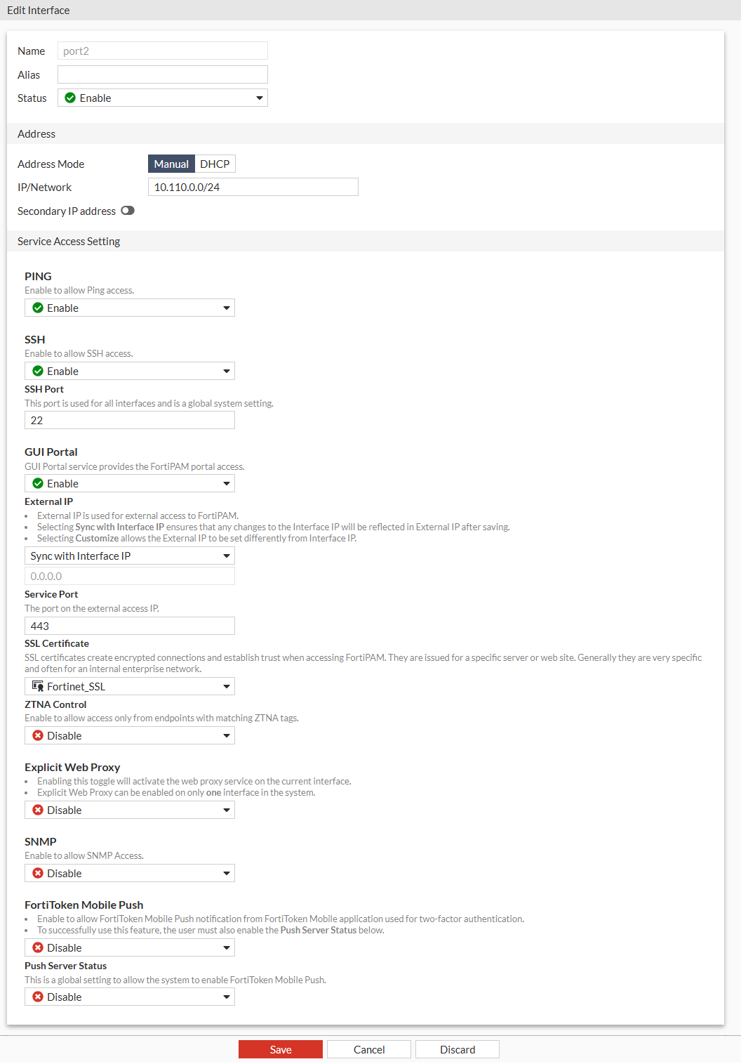Configuring the second NIC on the FortiPAM-VM | FortiPAM Public Cloud 1 ...