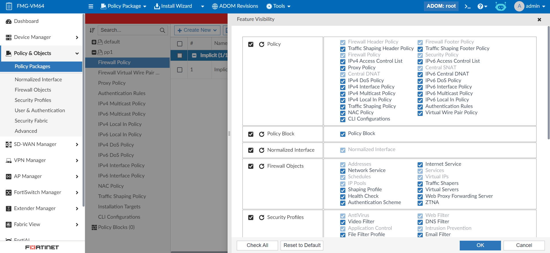 Per-admin feature visibility mode allows each administrator to ...