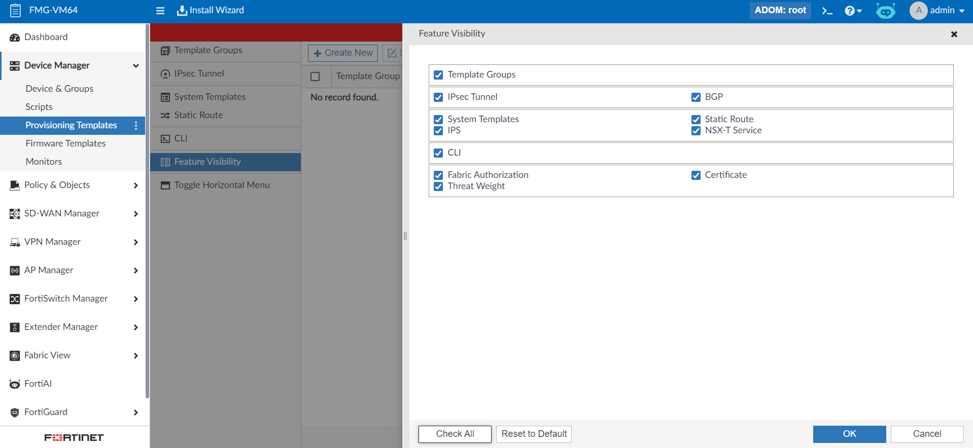 Per-admin feature visibility mode allows each administrator to ...