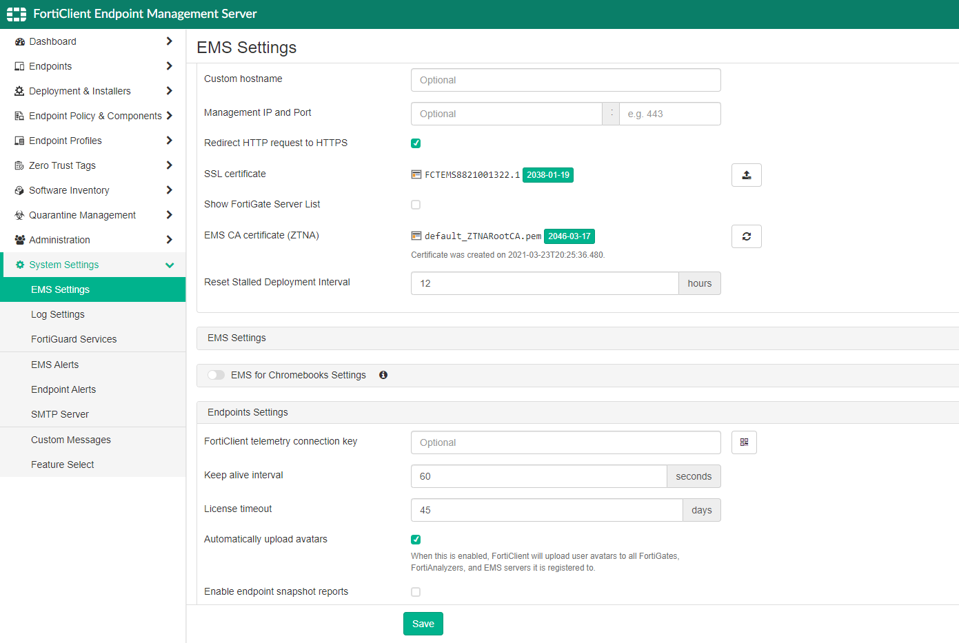 Establish device identity and trust context with FortiClient EMS ...