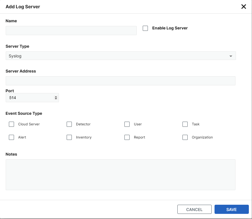 Adding log servers | FortiDevice 25.2.a | Fortinet Document Library