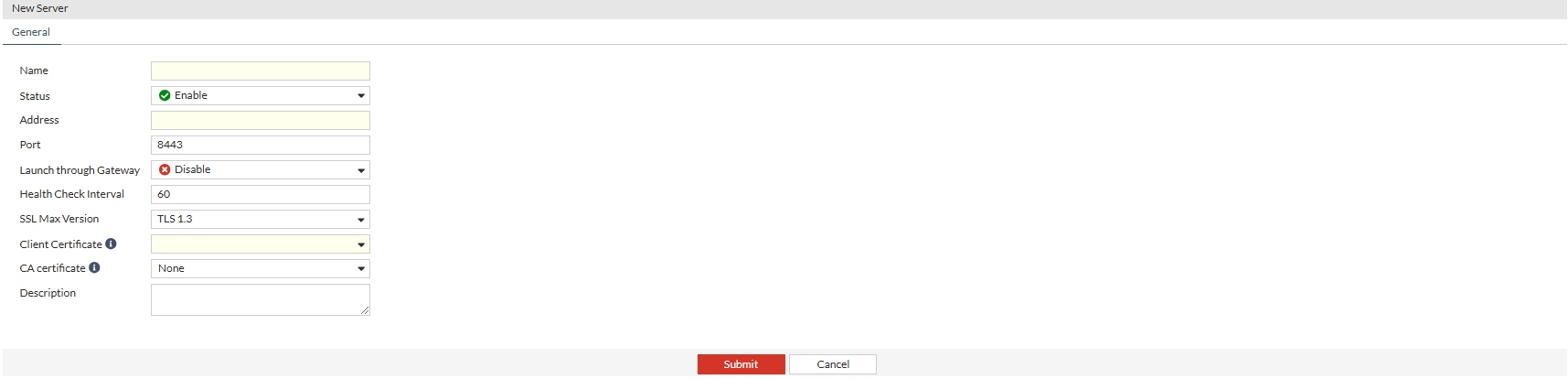 FortiSRA server | FortiSRA 1.5.0 | Fortinet Document Library