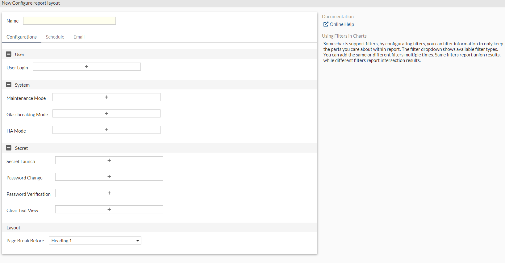 Layout & schedule | FortiSRA 1.5.0 | Fortinet Document Library