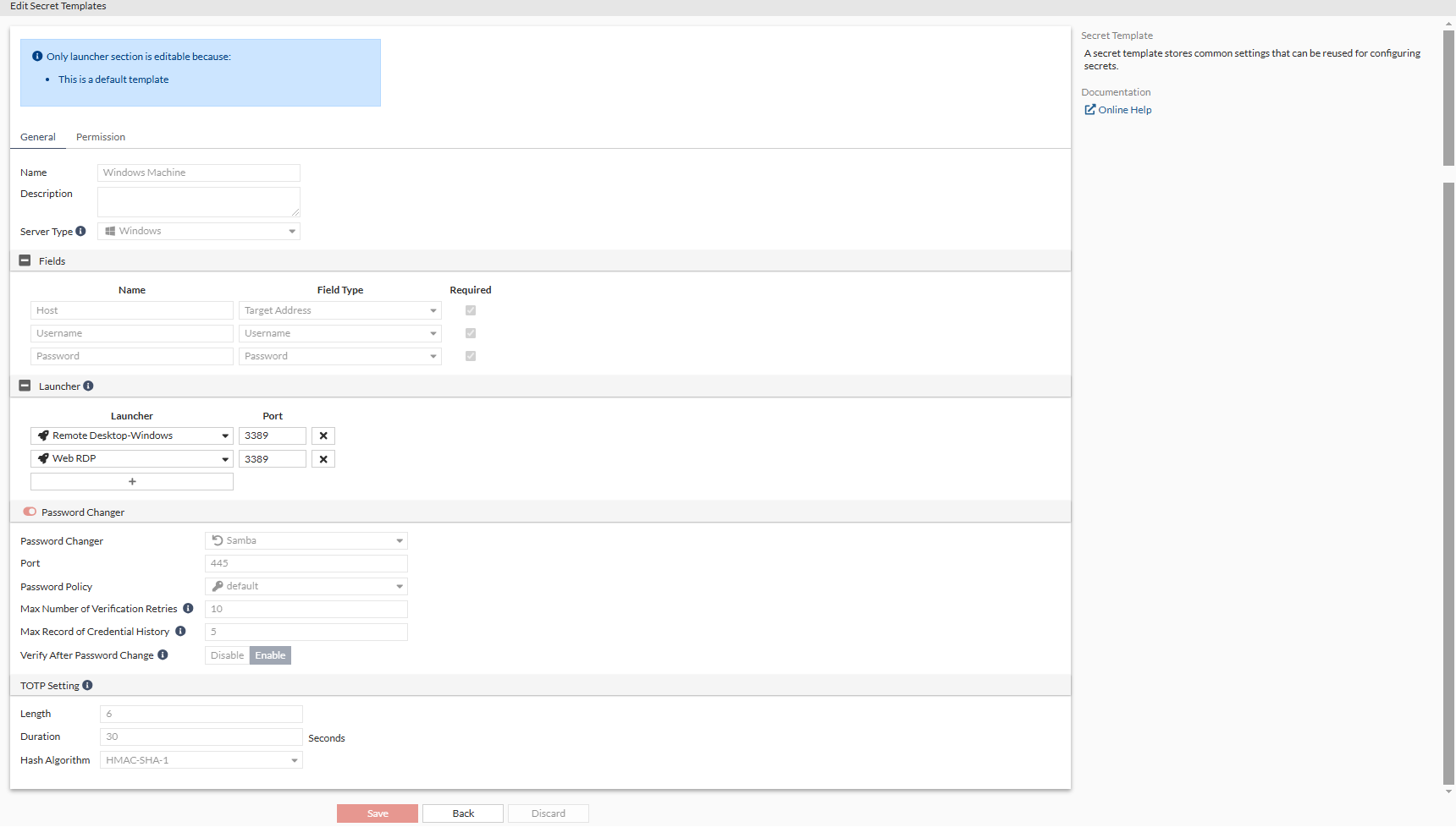 Troubleshooting a secret that uses Windows Machine template with the ...