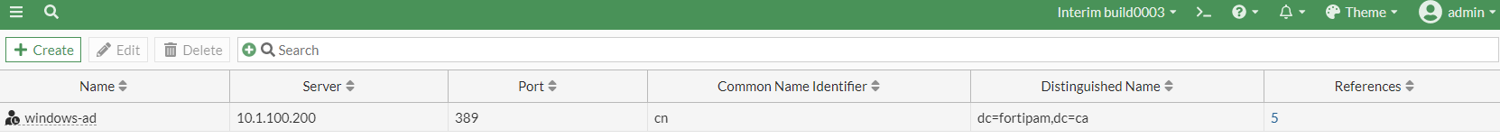 LDAP servers | FortiSRA 1.5.0 | Fortinet Document Library