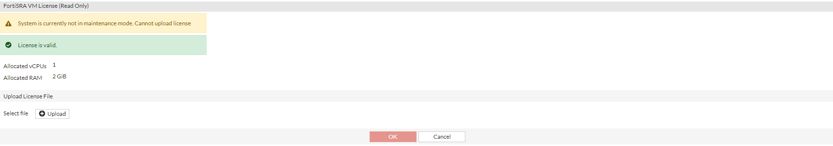 VM license | FortiSRA 1.5.0 | Fortinet Document Library