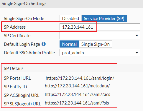 Single Sign On with Azure | FortiWeb 7.6.4 | Fortinet Document Library