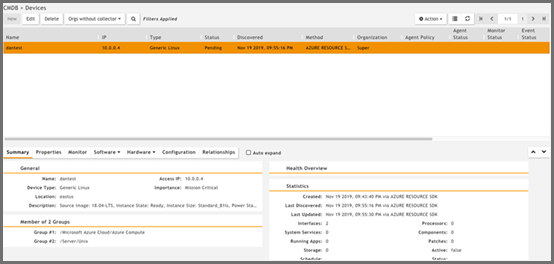 Microsoft Azure Compute | FortiSIEM 7.3.1 | Fortinet Document Library