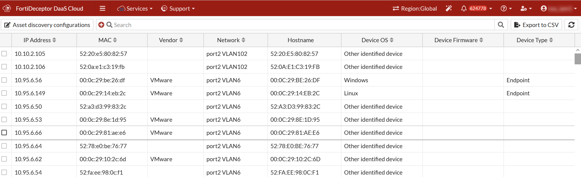 Asset Discovery | FortiDeceptor DaaS 24.3.0 | Fortinet Document Library