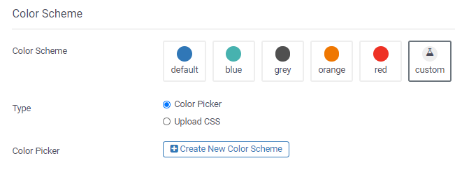 Create a custom color scheme | FortiPortal 6.0.15 | Fortinet Document ...