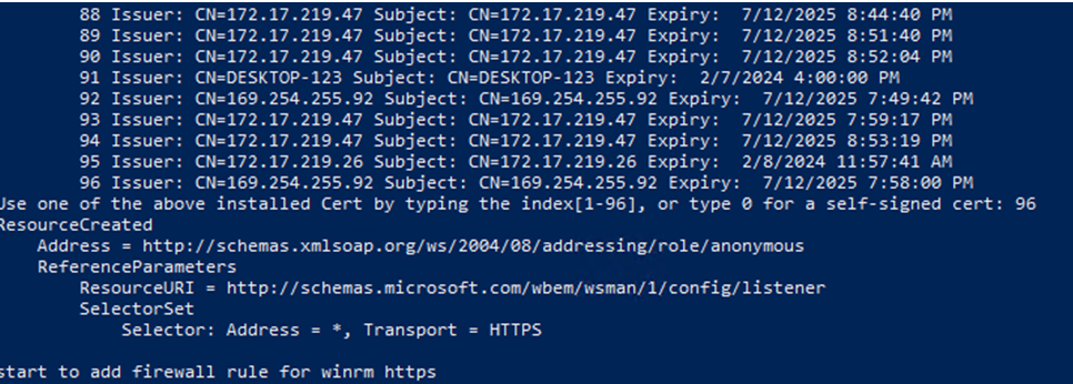 WinRM configuration for Windows server | FortiPAM 1.7.0 | Fortinet ...