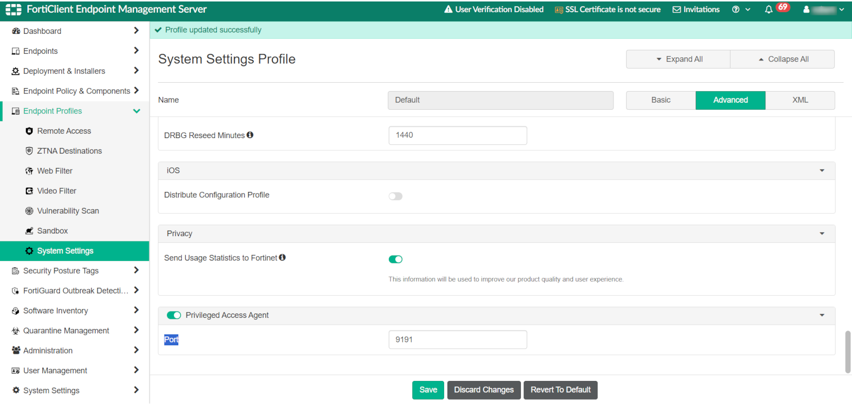 How to change the FortiClient local port for FortiPAM | FortiPAM 1.7.0 ...