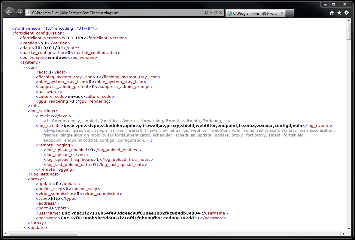 Backing up and restoring CLI utility commands and syntax | FortiClient ...